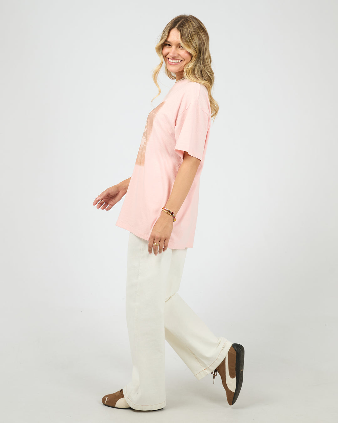 Postcard Relaxed Tee Rose – All About Eve Clothing