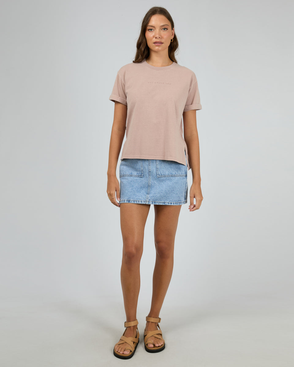 Aae Washed Tee Fawn – All About Eve Clothing